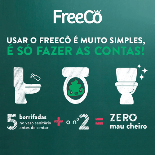 FreeCô Original – Dê adeus para os odores do nº 2! - freeco New